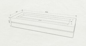 Shadowline Fire Pit - Concrete Shop West